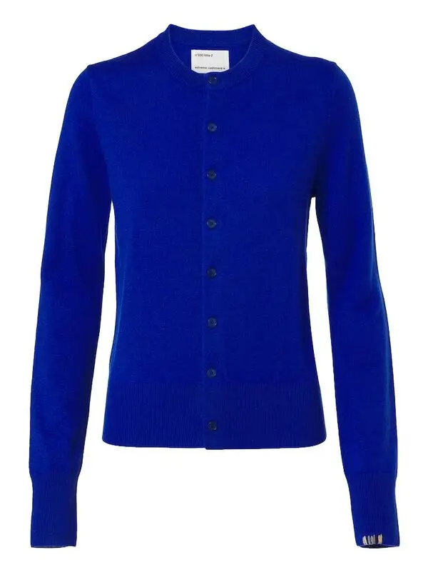 Extreme Cashmere N°300 Little Cashmere Cardigan - Blue