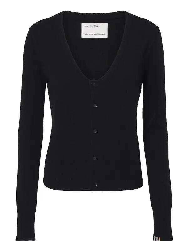Extreme Cashmere N°511 Dorothea Cardigan - Black