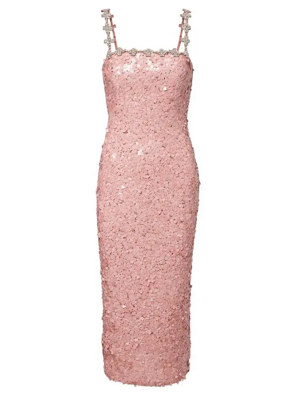 Rachel Gilbert Karter Embellished Bustier Dress - Pink