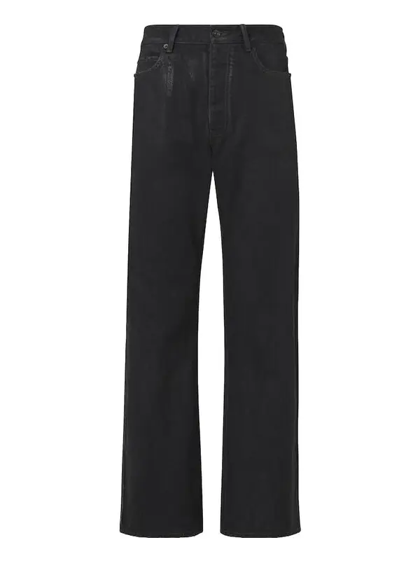 Balenciaga Straight Leg Jeans - Black