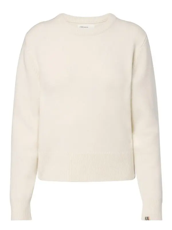 Extreme Cashmere N°430 Jeanne Cashmere-blend Sweater - White