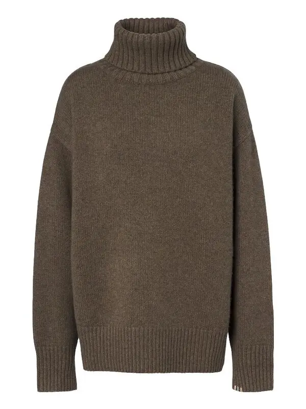 Extreme Cashmere N°20 Oversize Turtleneck Sweater - Green