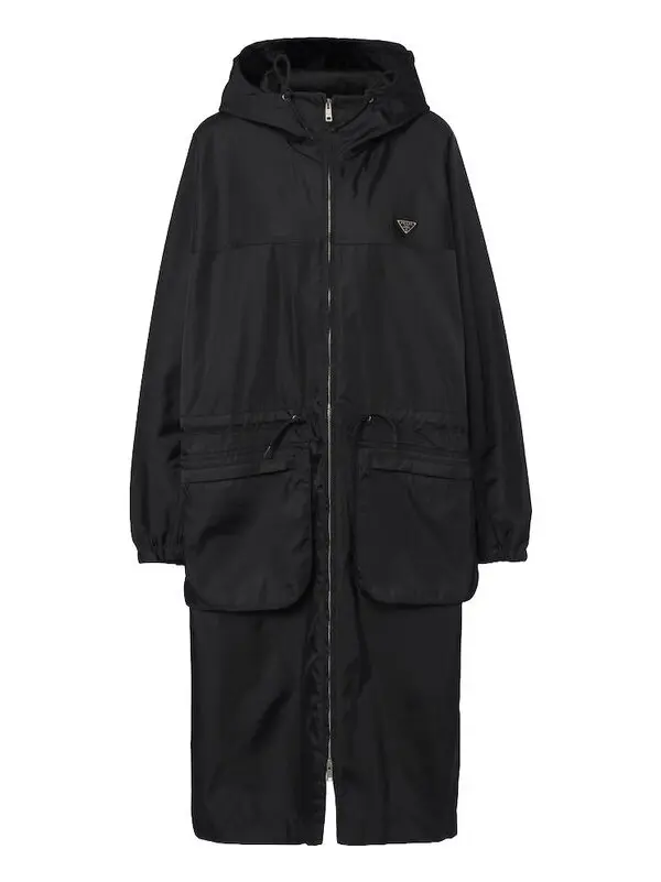 Prada Re-nylon Parka - Black