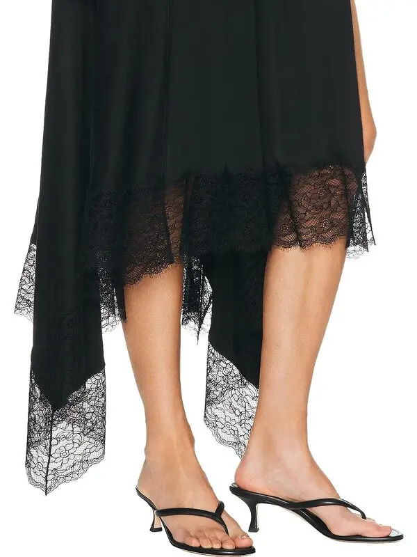 Andamane Tish Lingerie Maxi Dress - Black