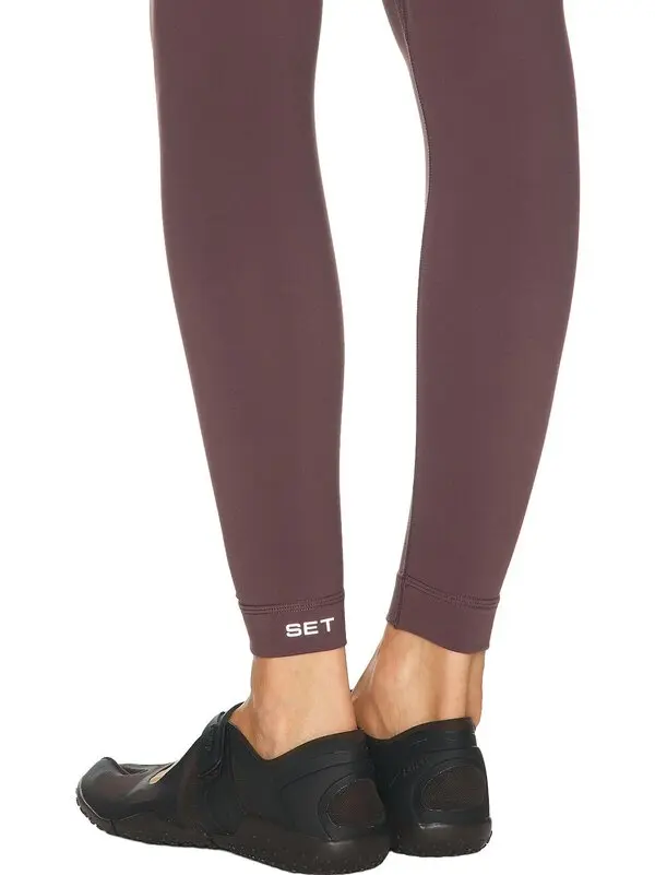 SET ACTIVE Sportbody Sporty Legging - Cacao