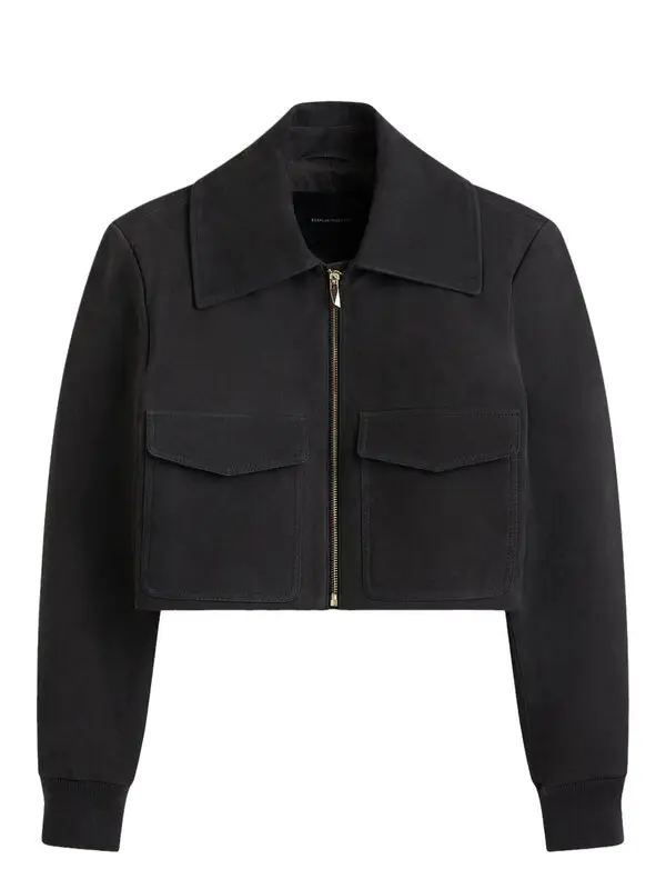 Scanlan Theodore Cropped Patch Pocket Jacket - Anthracite