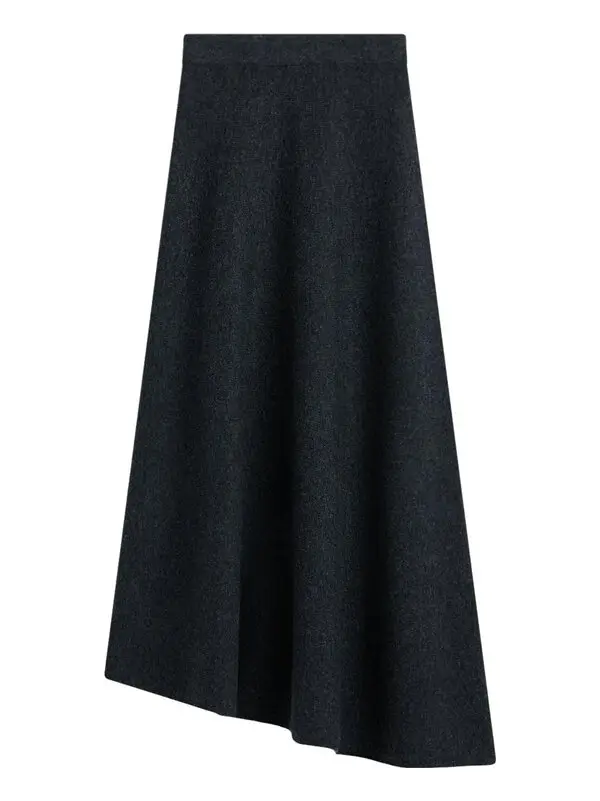 Scanlan Theodore Cashmere Wool Knit Skirt - Pepper