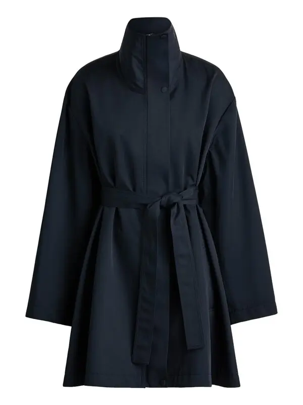 Scanlan Theodore Tech Funnel Neck Parka - Navy