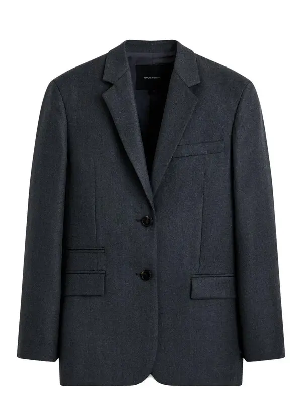 Scanlan Theodore Flannel Relax Tailored Jacket - Pepper