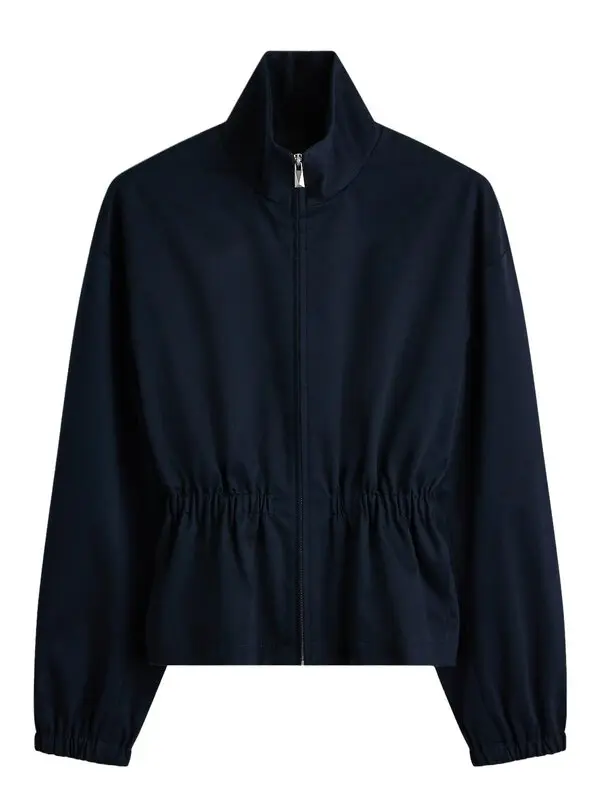 Scanlan Theodore Mignon Funnel Neck Jacket - Navy
