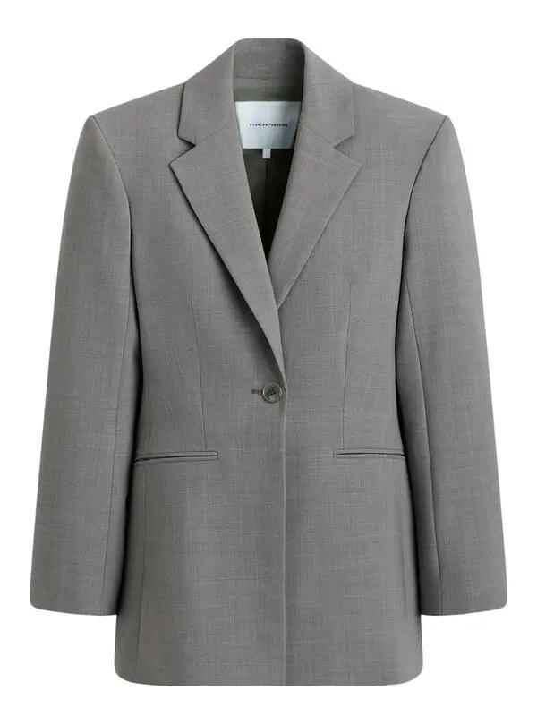 Scanlan Theodore Soft Tailored One Button Jacket - Mink