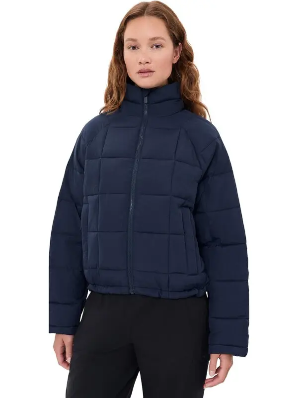 HALFDAYS Nellie Packable Puffer Jacket - Navy