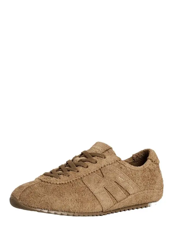 Marc Jacobs 400 Bleecker Suede Runner Sneakers - Hazelnut
