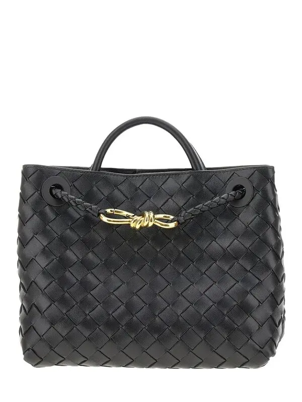 Bottega Veneta Small Andiamo Bag - Black