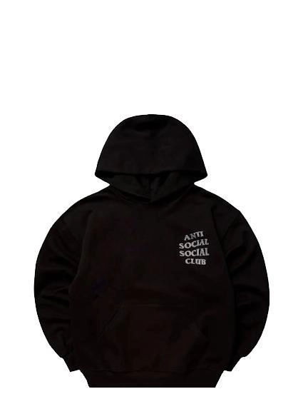 ANTI SOCIAL SOCIAL CLUB Rhinestone Hoodie - Black