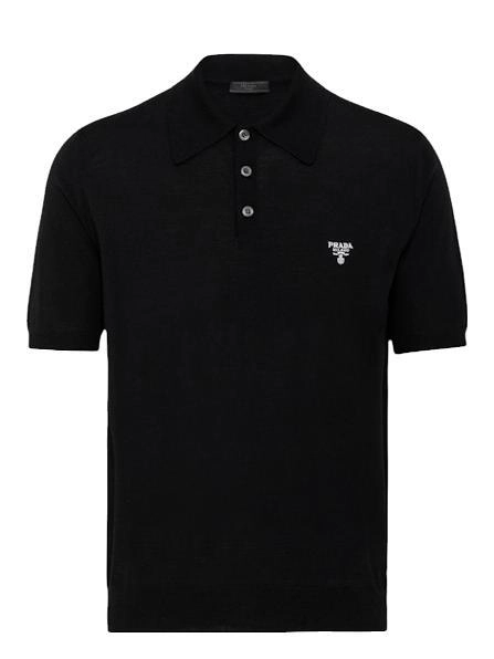 Prada Superfine Wool T-shirt - Black