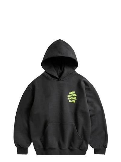 ANTI SOCIAL SOCIAL CLUB I Glow In The Dark" Hoodie - Black