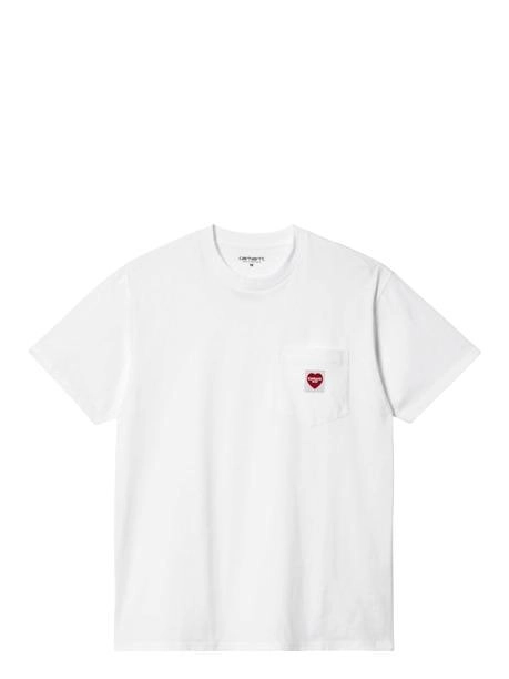 Carhartt Wip Short Sleeve Pocket Heart T-shirt - White