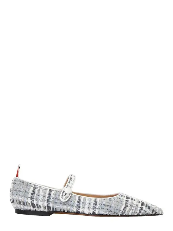 Thom Browne Mary Jane Flats - Gray