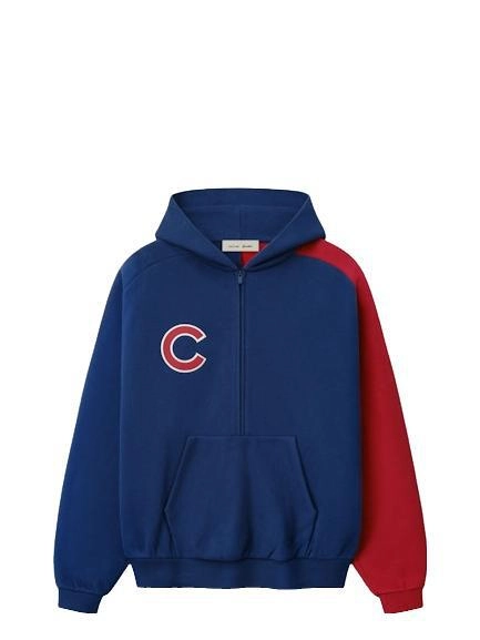 Fear Of God Cubs Raglan Half Zip Sport Hoodie - Multicolor