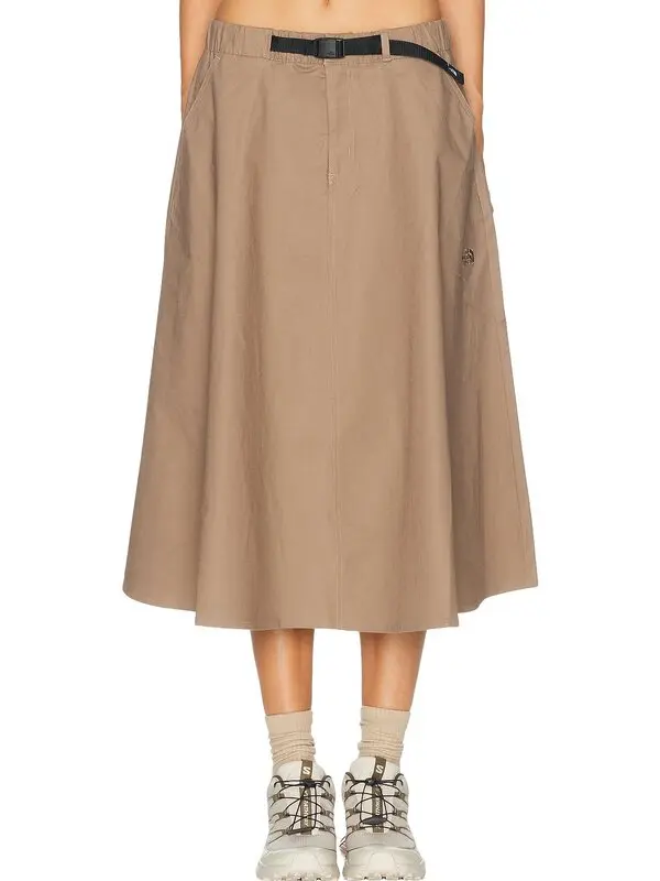 The North Face Belted Canvas Skirt - Garnet