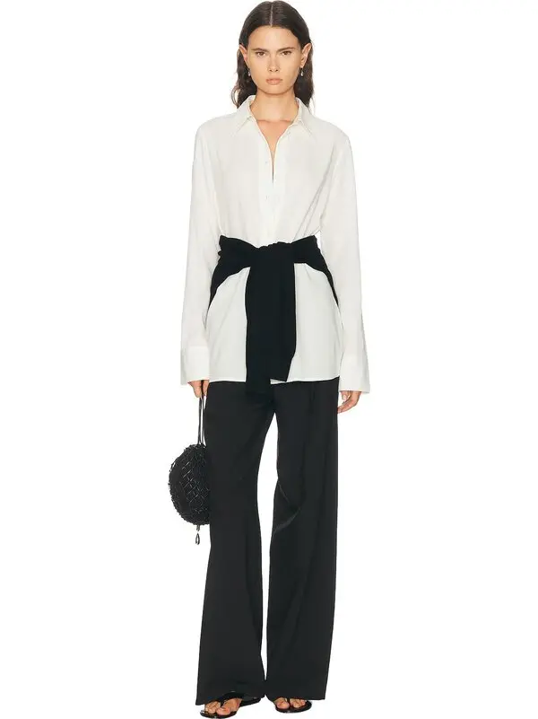 TOTEME 34924;衫" Button Down Shirt - Ecru