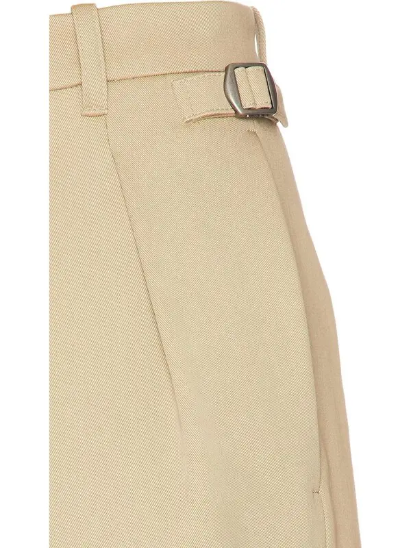 MUGLER Tapered Leg Cargo Pants - Beige