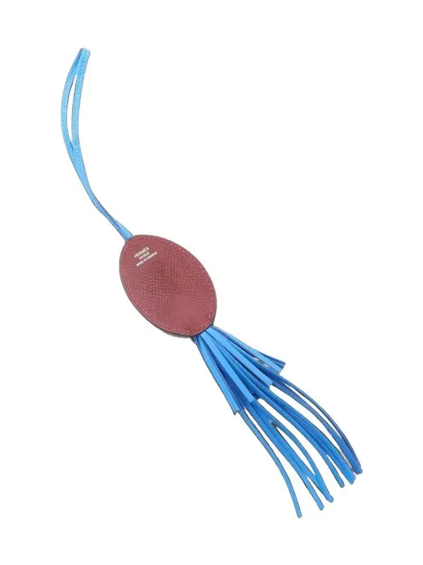 Hermès 2026 Poulpe Octopus Epsom-leather Bag Charm - Blue