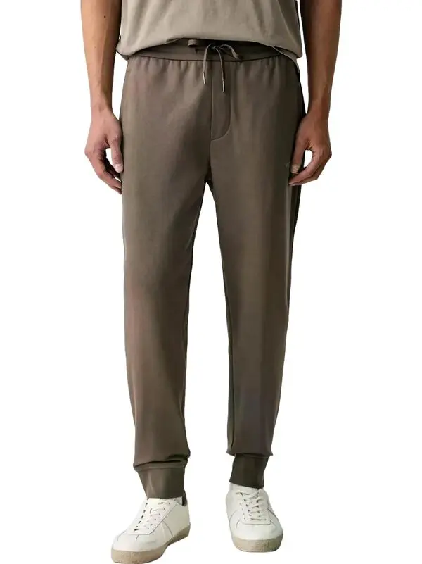 Armani Exchange Logo-print Drawstring Track Pants - Brown
