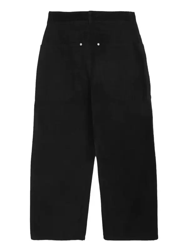 You Must Create Needle Panelled Trousers - Black