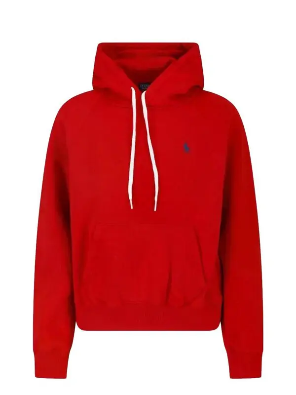 Polo Ralph Lauren Polo Pony Raglan-sleeve Hoodie - Red