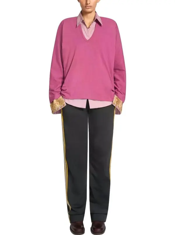 Dries Van Noten Jersey Track Pants - Black