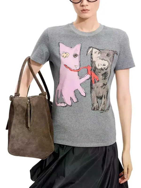 JNBY Graphic Print T-shirt - Grey