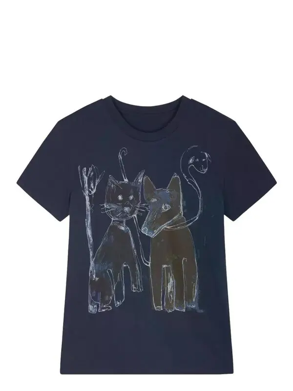 JNBY Graphic Print T-shirt - Blue