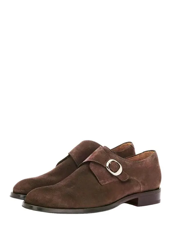 LOTTUSSE Lenox Monk Shoes - Brown