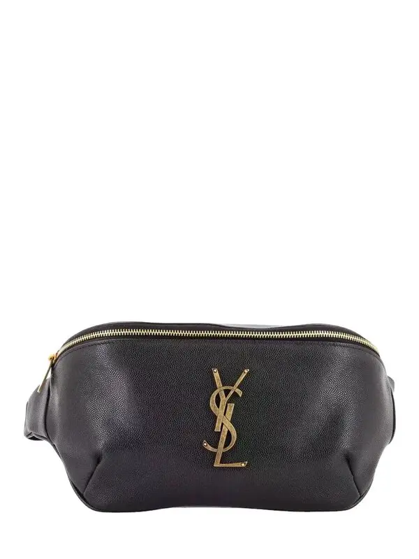 Saint Laurent Classic Monogram Belt Bag - Black