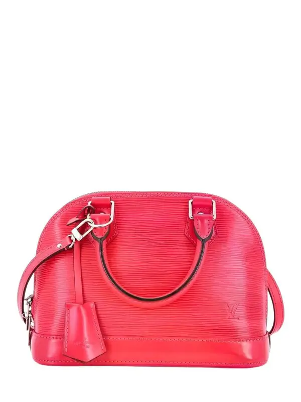 LOUIS VUITTON Alma Handbag Epi Leather Bb Satchel - Red