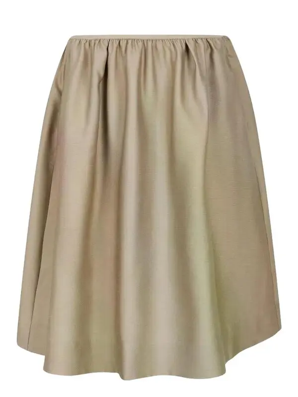 JNBY Shirred A-line Midi Skirt - Neutrals