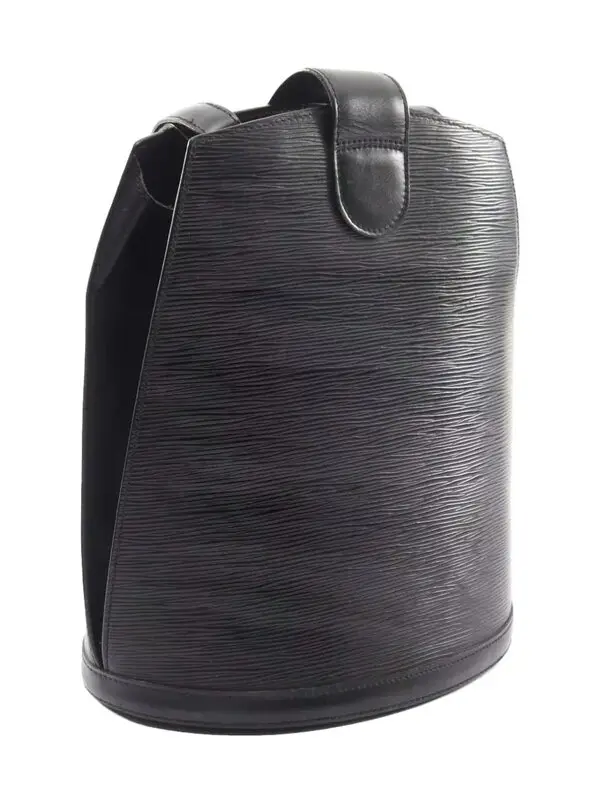 LOUIS VUITTON Cluny Epi Shoulder Bag - Black