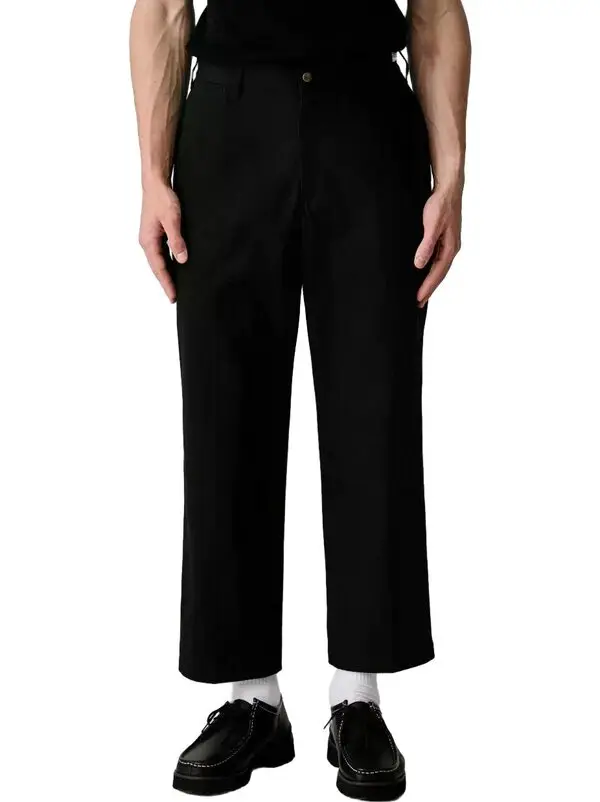 NEIGHBORHOOD Logo Patch Straight-leg Trousers - Black