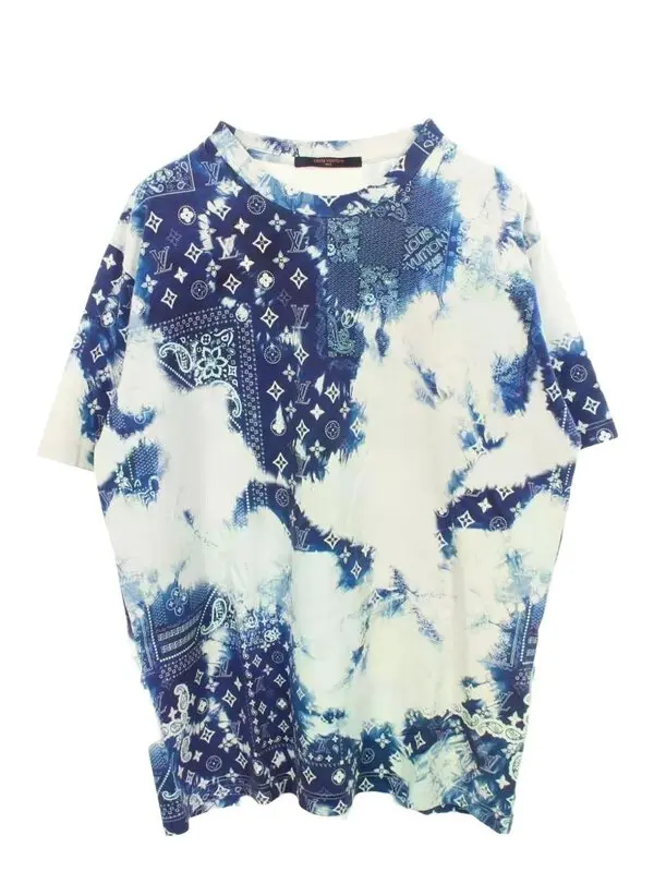 LOUIS VUITTON 2010s Monogram Bandana-print T-shirt - White