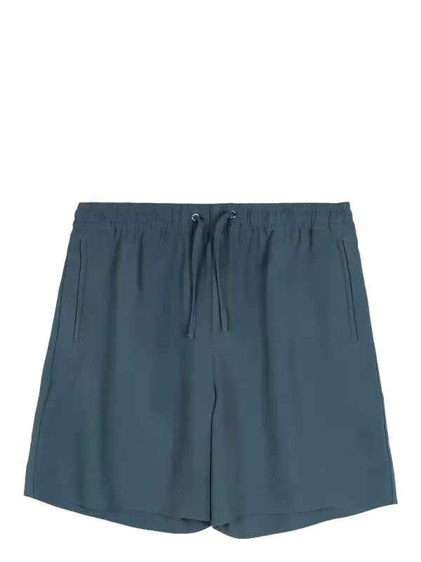NEW AMSTERDAM SURF ASSOCIATION Drawstring Logo Patch Shorts - Blue