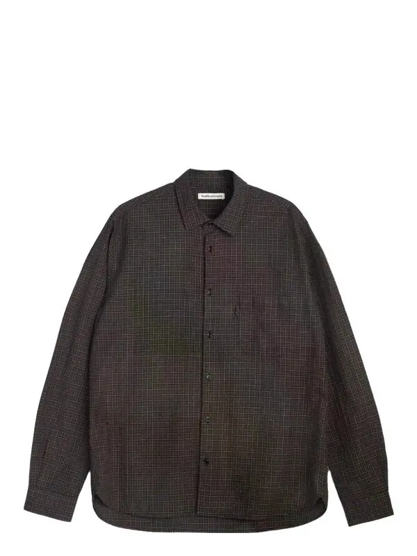 You Must Create Curtis Checked Cotton Shirt - Brown