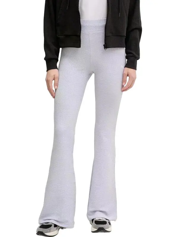 PUMA Dare To Waffle-knit Flared Leggings - Blue