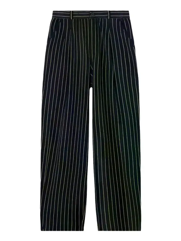Guest In Residence Pinstriped Carpenter Trousers - Blue