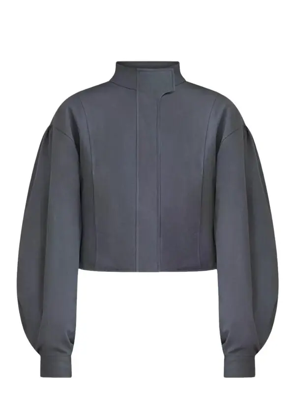 BELLE ANNA Globo Puff-sleeve Jacket - Grey