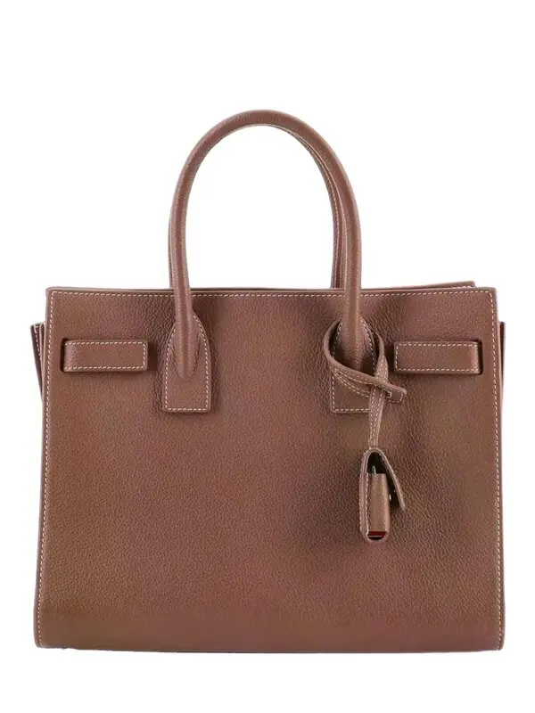 Saint Laurent Sac De Jour Nm Leather Baby Tote Bag - Neutrals