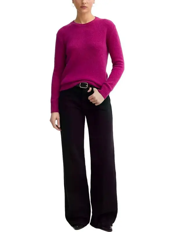 BENETTON Shetland Crew Neck Jumper - Pink