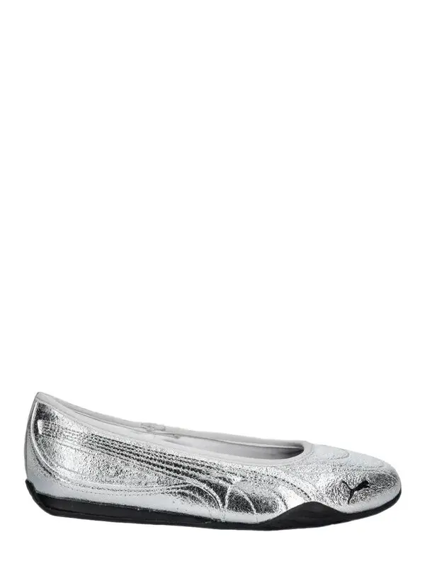 PUMA Metallic Ballet Flats - Silver