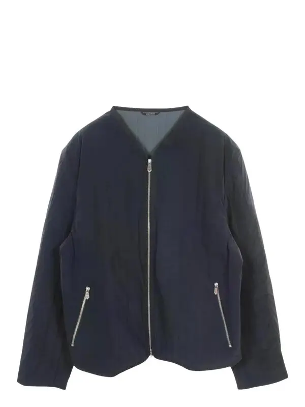 Hermès Quilted Zip-up Jacket - Black